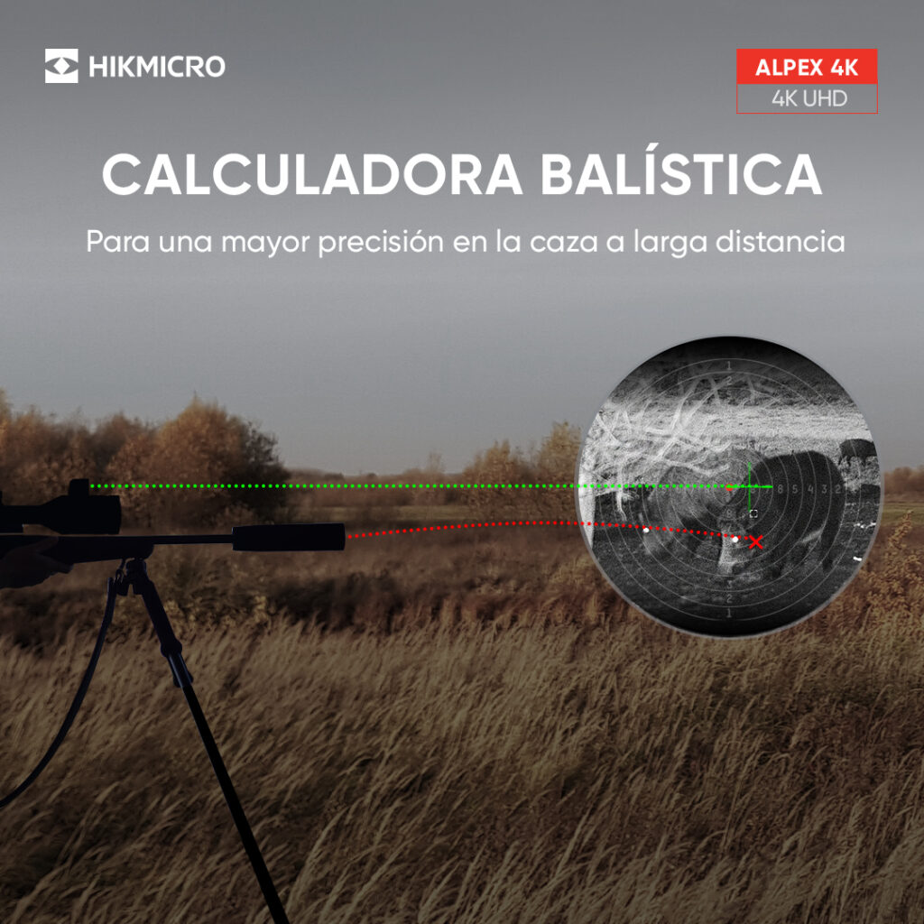 Visor digital nocturno y diurno Alpex LRF 4K A50EL con telémetro ...